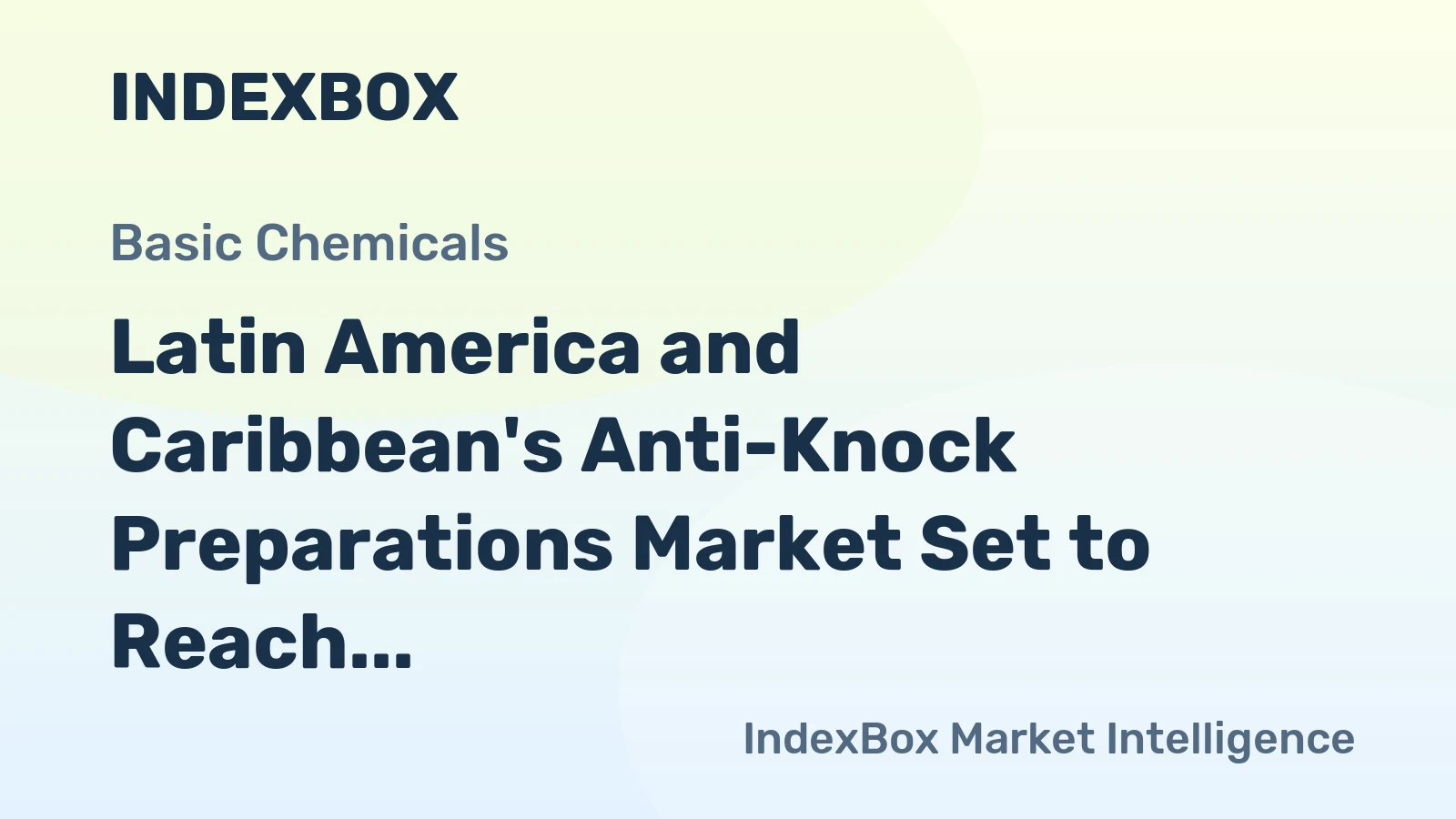 Latin America and Caribbean's Anti-Knock Preparations Market Set to Reach 294K tons and $1.4B by 2035, with Growth Expected at 0.9% and 1.3% respectively