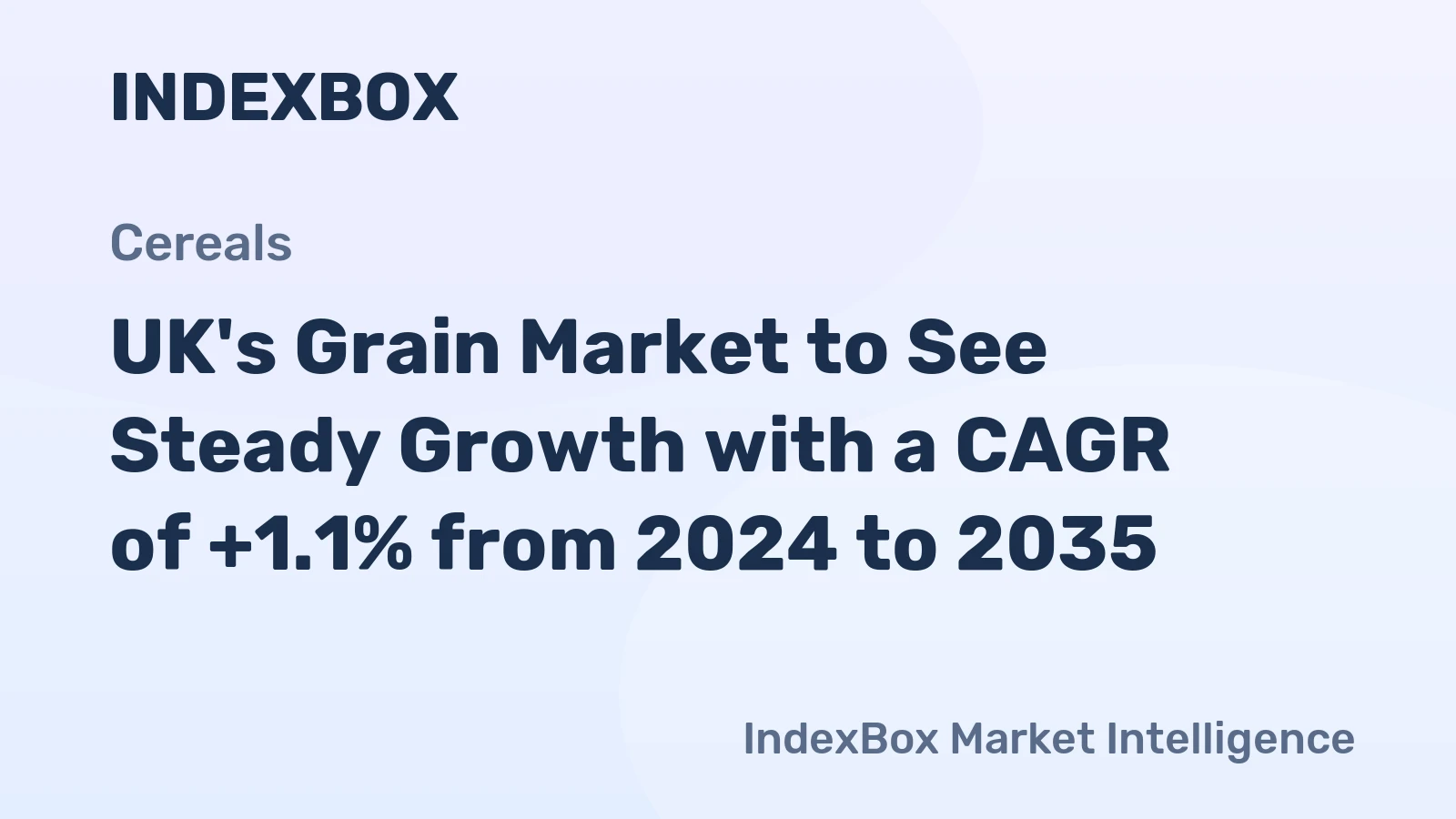 UK's Grain Market to See Steady Growth with a CAGR of +1.1% from 2024 to 2035