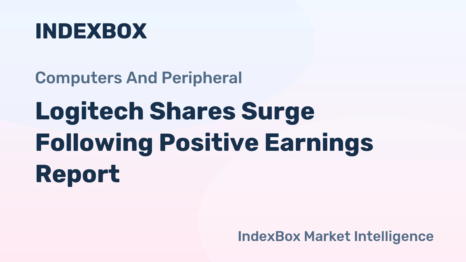 Logitech Shares Surge Following Positive Earnings Report