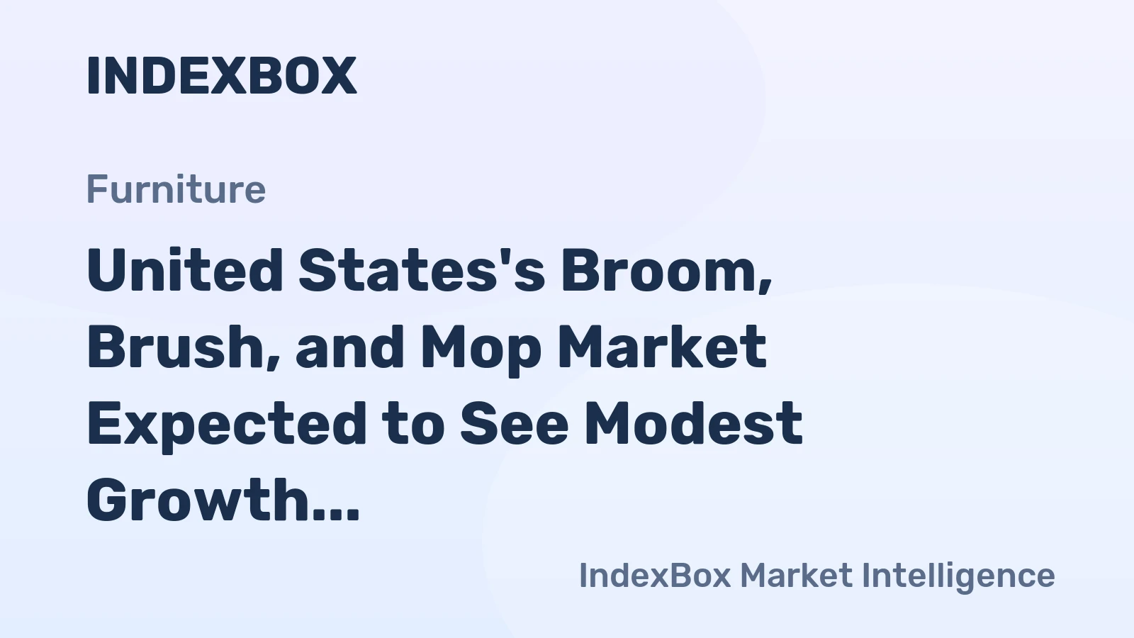 United States's Broom, Brush, and Mop Market Expected to See Modest Growth with +0.5% CAGR from 2024-2035