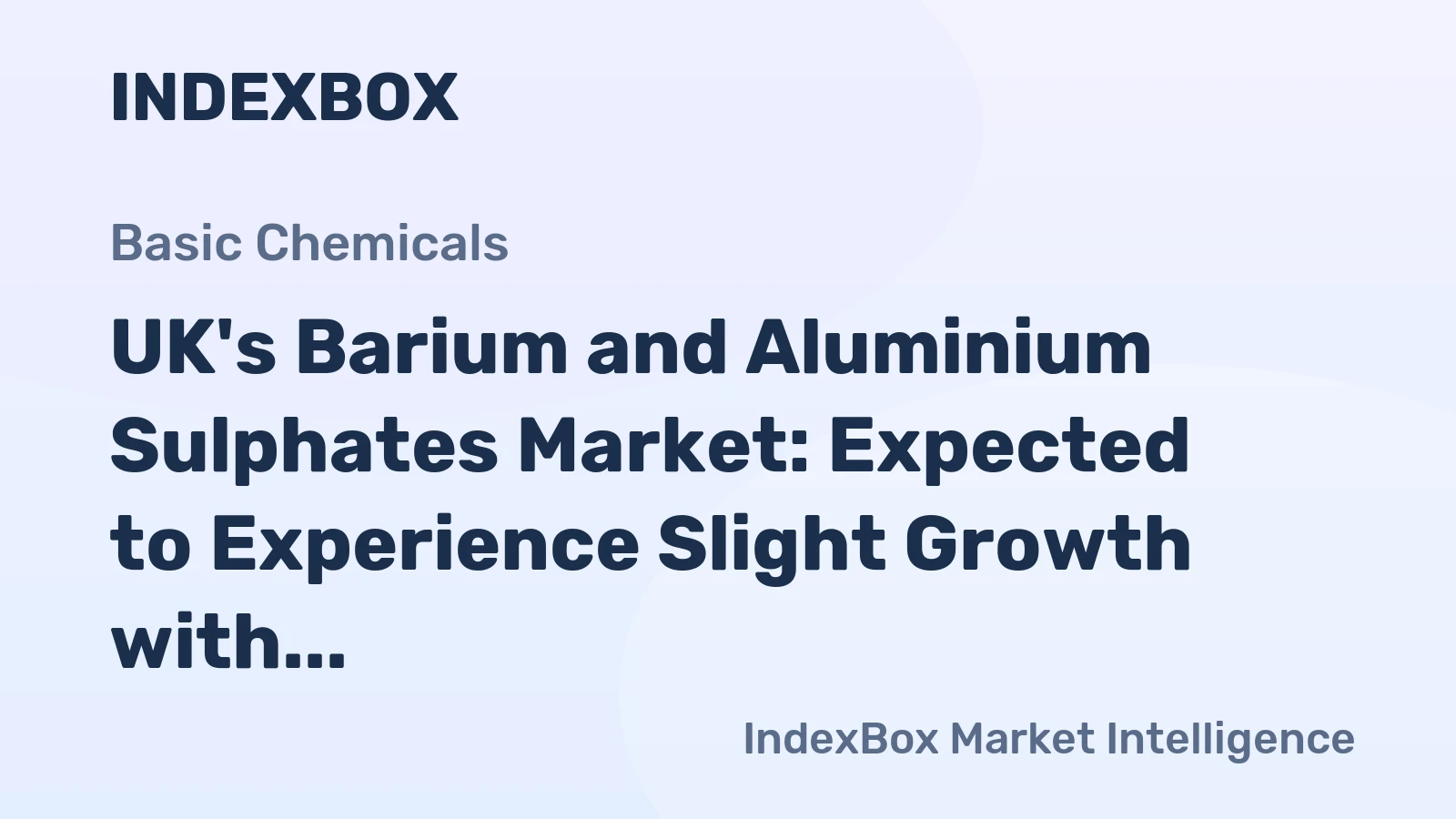 UK's Barium and Aluminium Sulphates Market: Expected to Experience Slight Growth with Market Volume Reaching 98K Tons and Value Reaching $93M by 2035