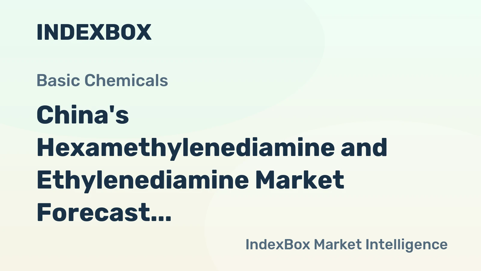 China's Hexamethylenediamine and Ethylenediamine Market Forecast Shows Modest 0.1% CAGR Growth Through 2035