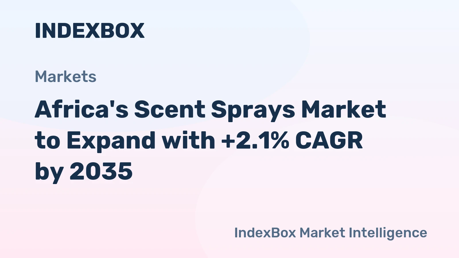 Africa's Scent Sprays Market to Expand with +2.1% CAGR by 2035