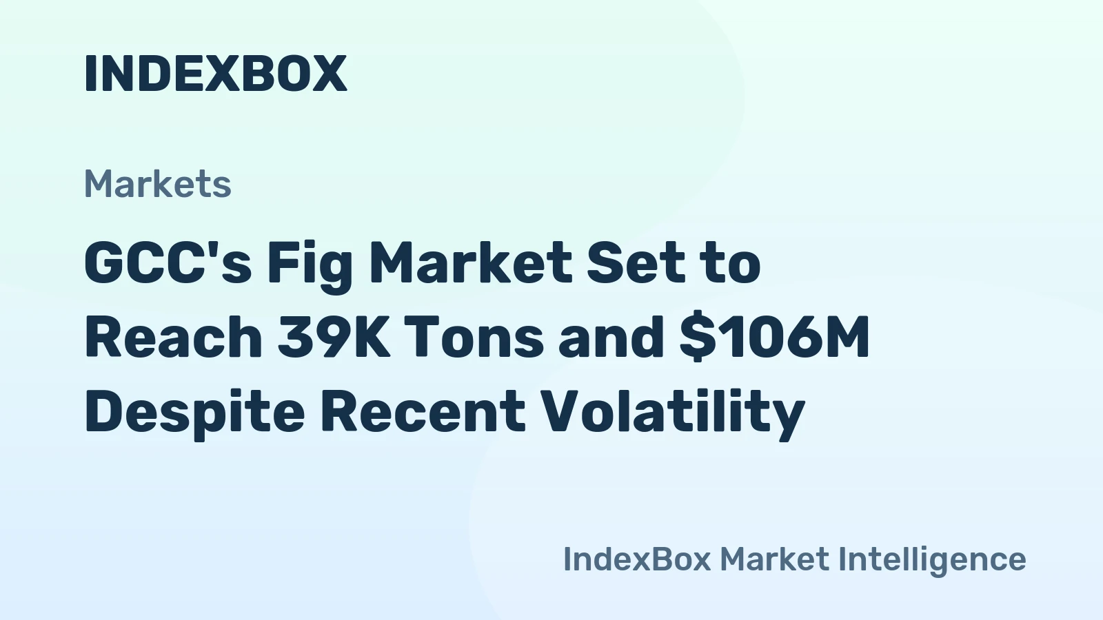 GCC's Fig Market Set to Reach 39K Tons and $106M Despite Recent Volatility