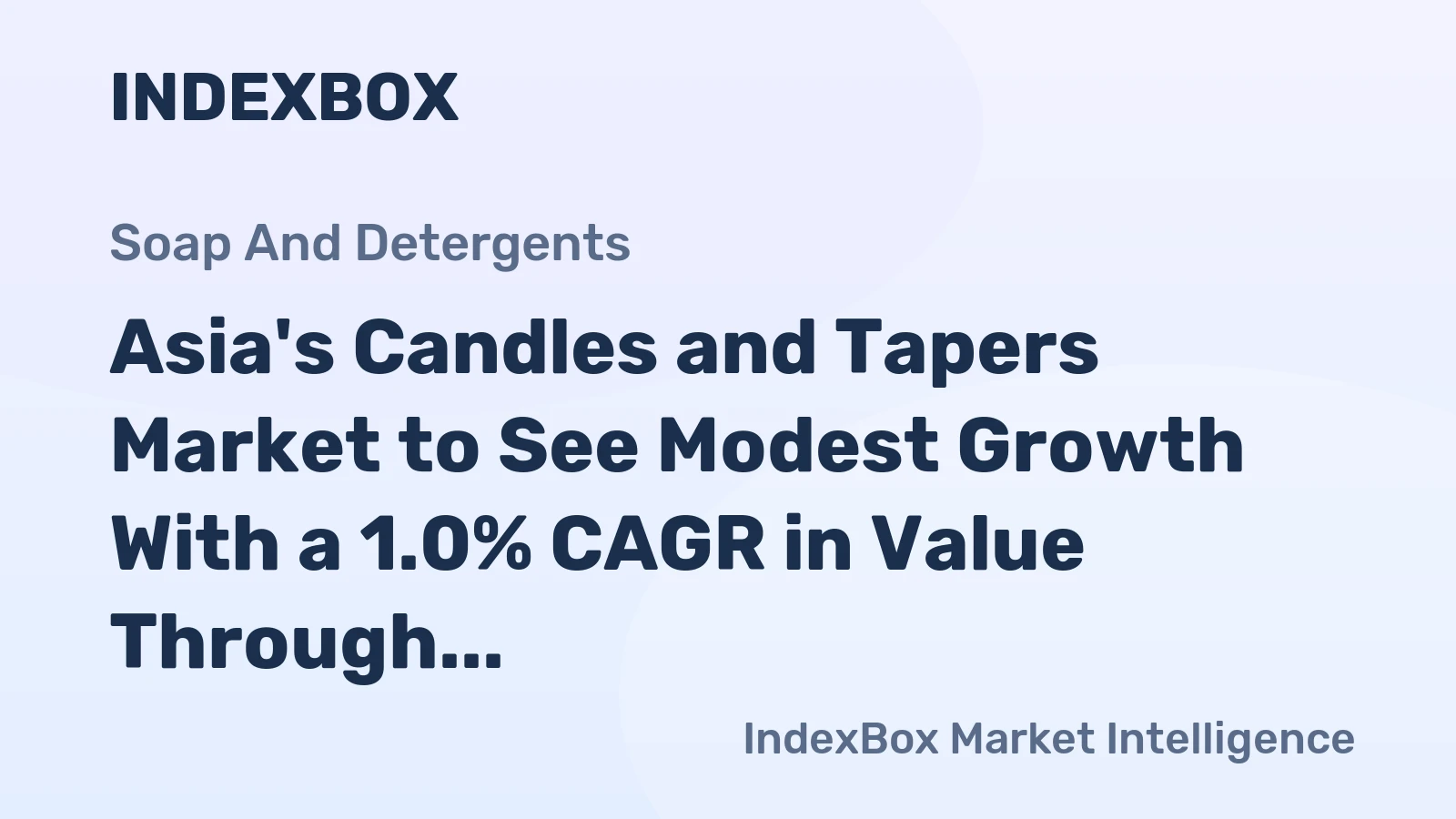 Asia's Candles and Tapers Market to See Modest Growth With a 1.0% CAGR in Value Through 2035