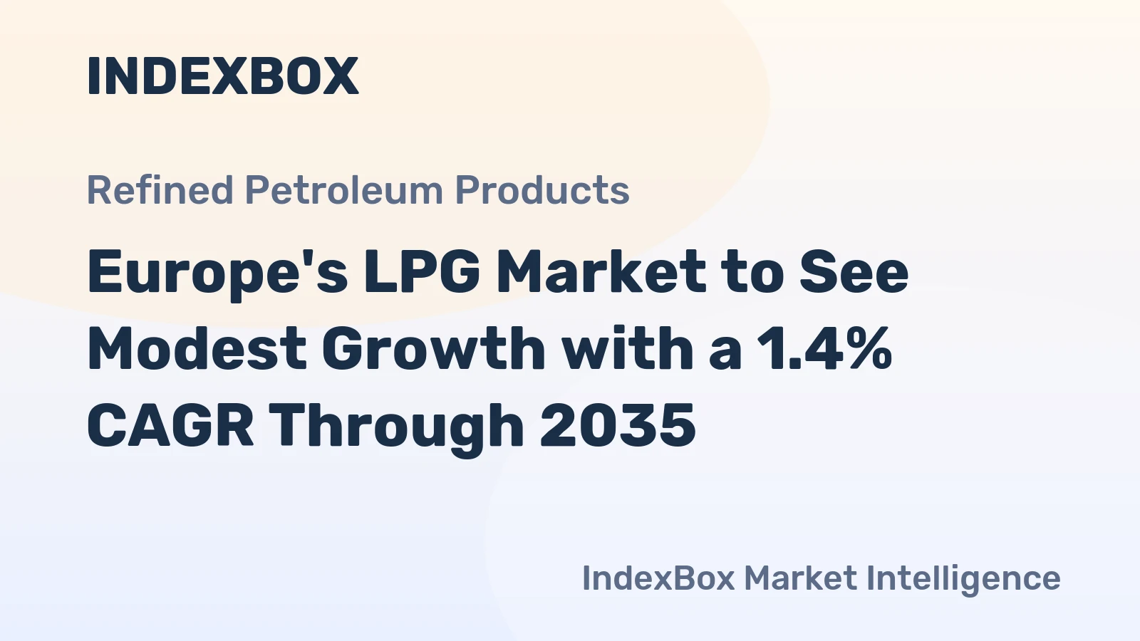 Europe's LPG Market to See Modest Growth with a 1.4% CAGR Through 2035