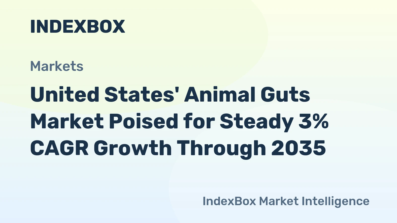 United States' Animal Guts Market Poised for Steady 3% CAGR Growth Through 2035