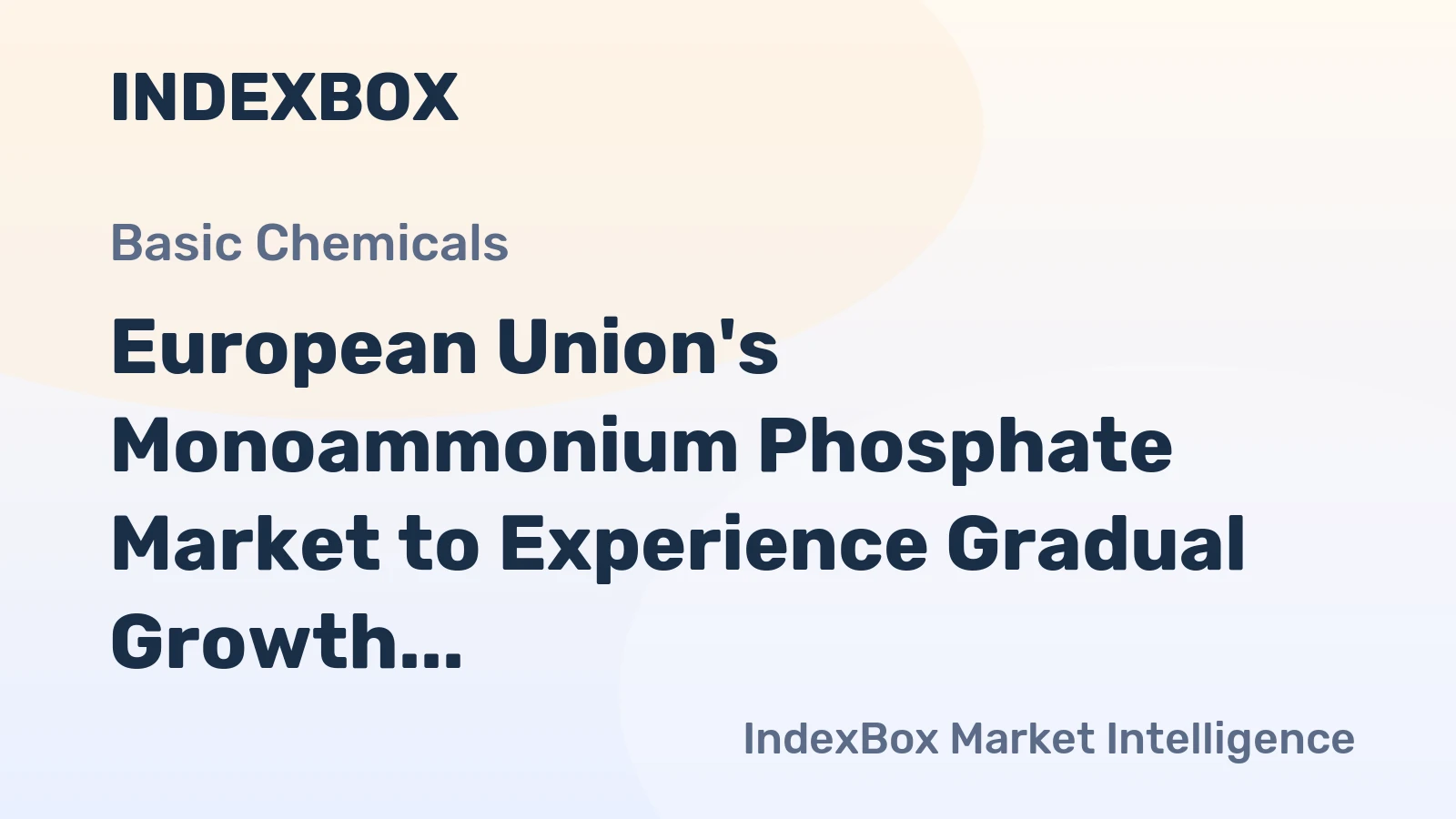 European Union's Monoammonium Phosphate Market to Experience Gradual Growth with a CAGR of +0.4% Over the Next Decade