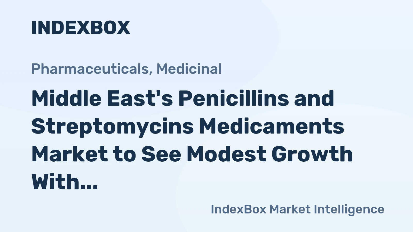 Middle East's Penicillins and Streptomycins Medicaments Market to See Modest Growth With +1.4% CAGR Through 2035