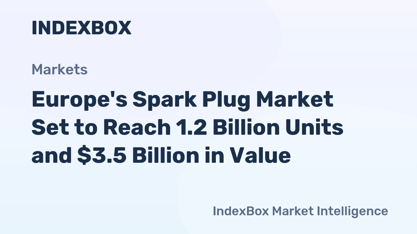 Europe's Spark Plug Market Set to Reach 1.2 Billion Units and $3.5 Billion in Value