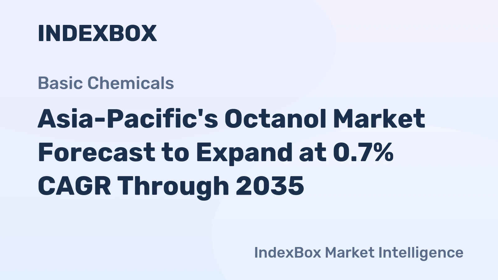 Asia-Pacific's Octanol Market Forecast to Expand at 0.7% CAGR Through 2035