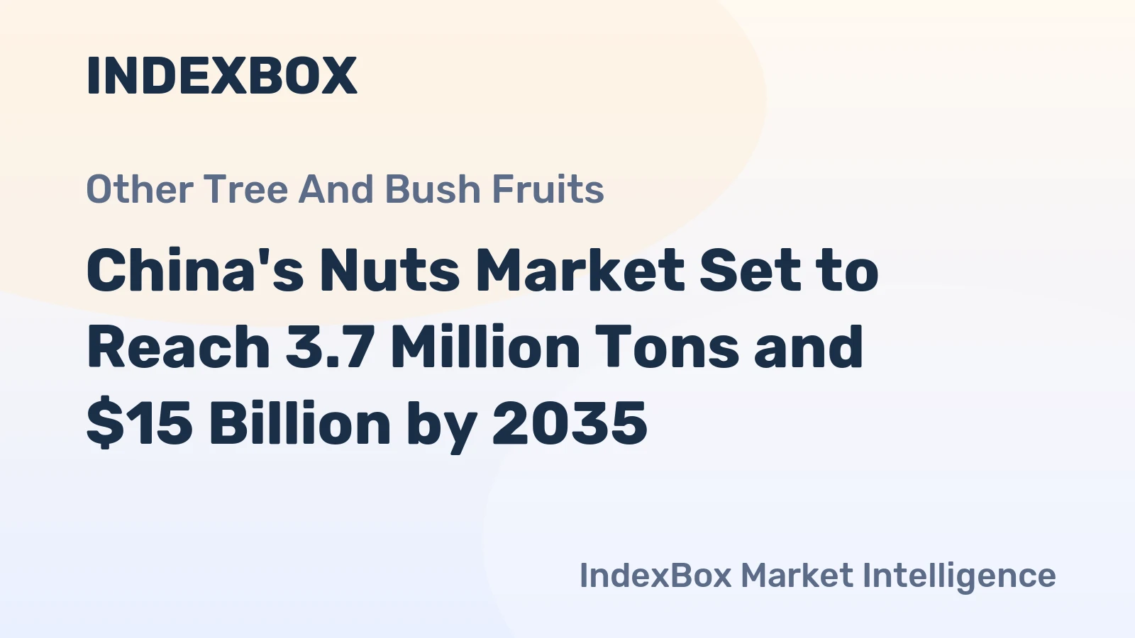 China's Nuts Market Set to Reach 3.7 Million Tons and $15 Billion by 2035