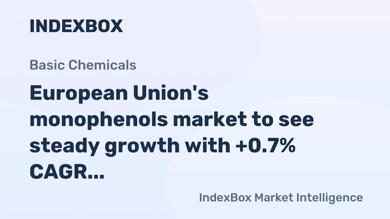 European Union's monophenols market to see steady growth with +0.7% CAGR in volume and +1.7% CAGR in value from 2024 to 2035