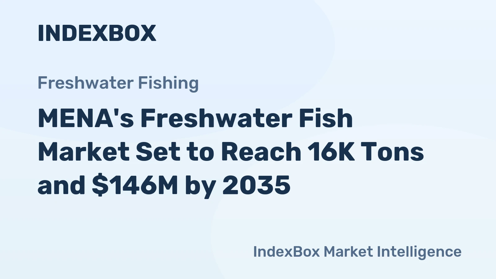 MENA's Freshwater Fish Market Set to Reach 16K Tons and $146M by 2035