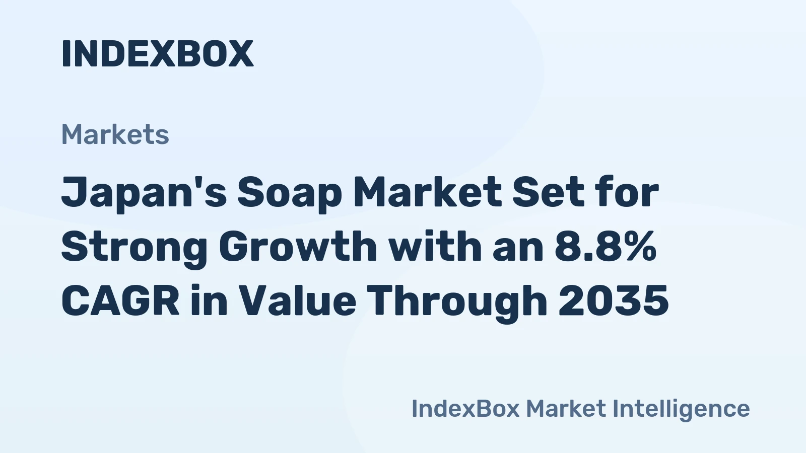 Japan's Soap Market Set for Strong Growth with an 8.8% CAGR in Value Through 2035
