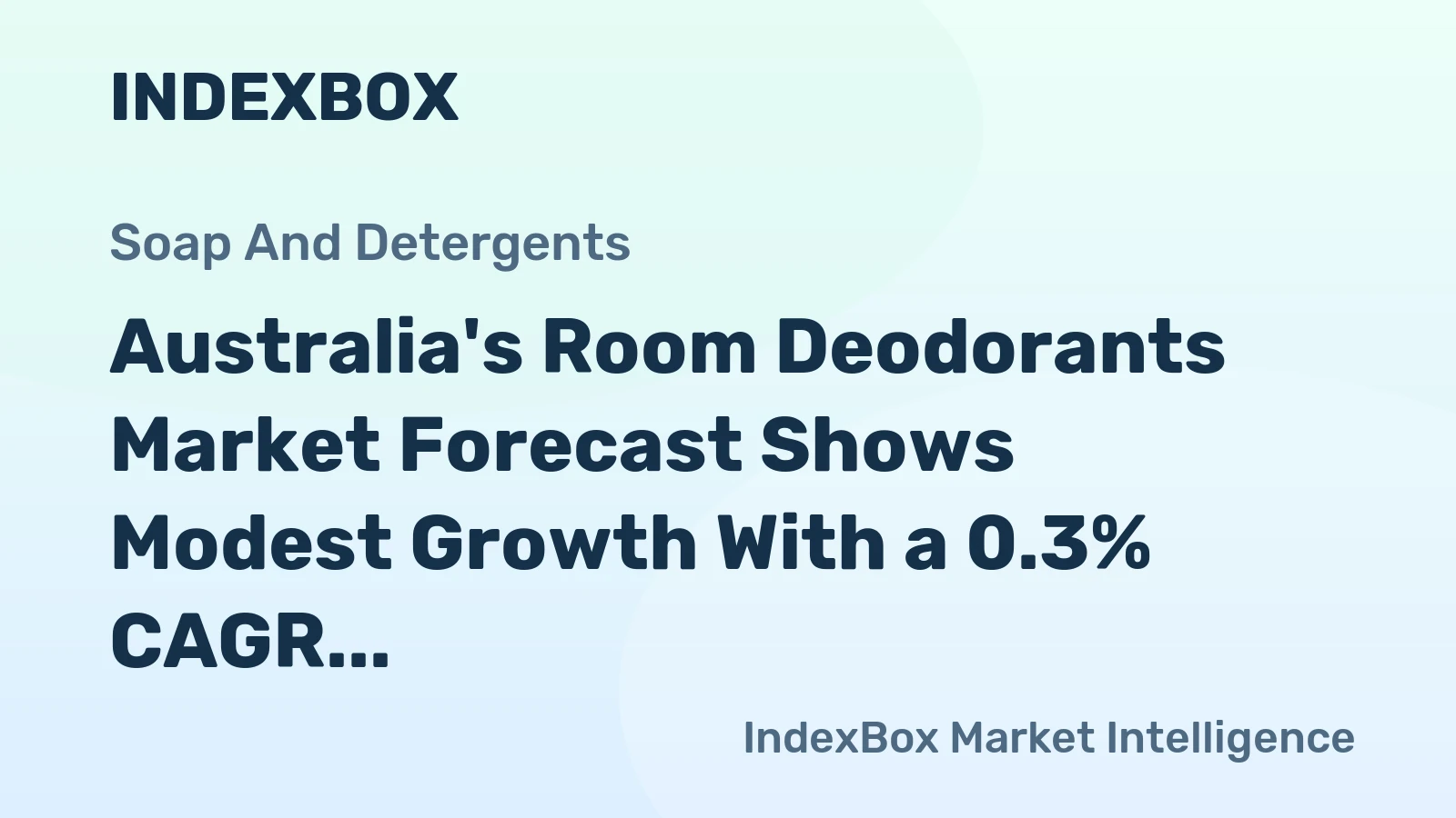 Australia's Room Deodorants Market Forecast Shows Modest Growth With a 0.3% CAGR Through 2035