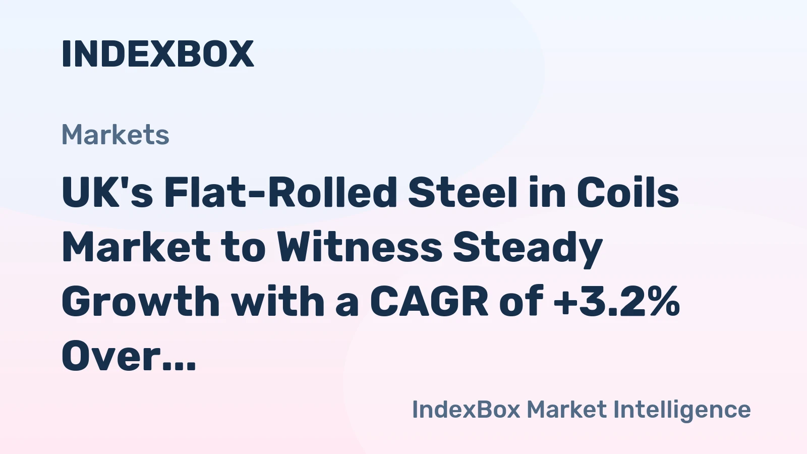 UK's Flat-Rolled Steel in Coils Market to Witness Steady Growth with a CAGR of +3.2% Over the Next Decade