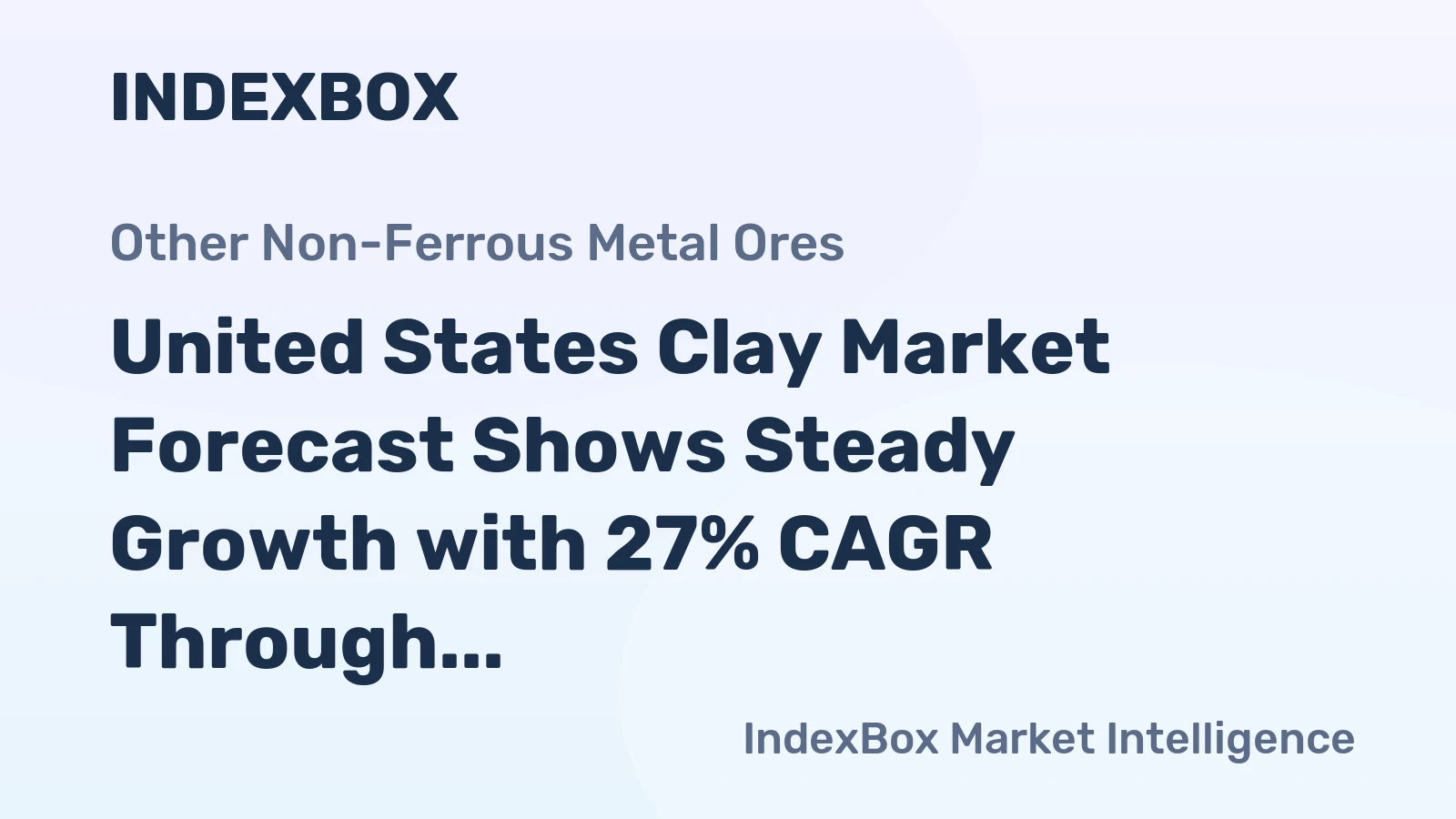 United States Clay Market Forecast Shows Steady Growth with 27% CAGR Through 2035
