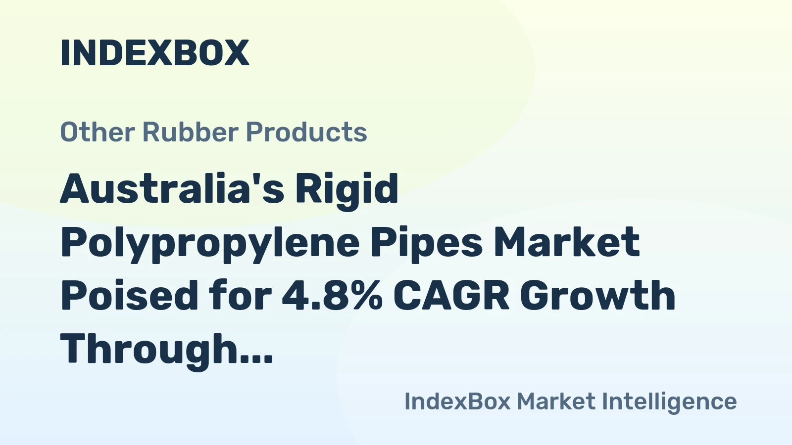 Australia's Rigid Polypropylene Pipes Market Poised for 4.8% CAGR Growth Through 2035
