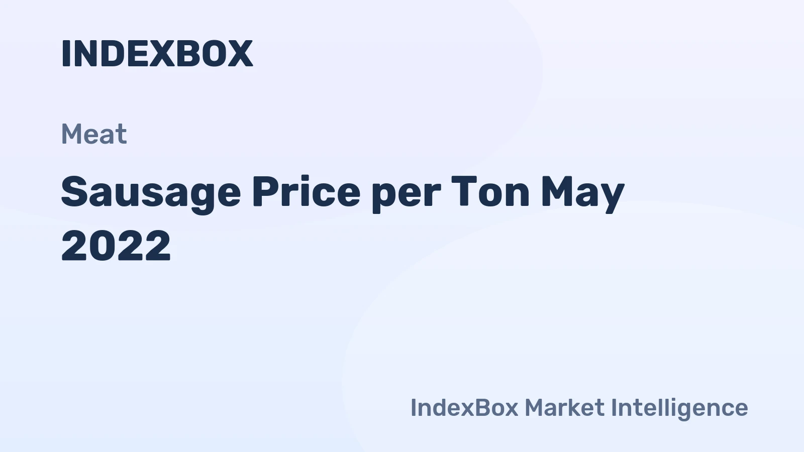 Sausage Price per Ton May 2022