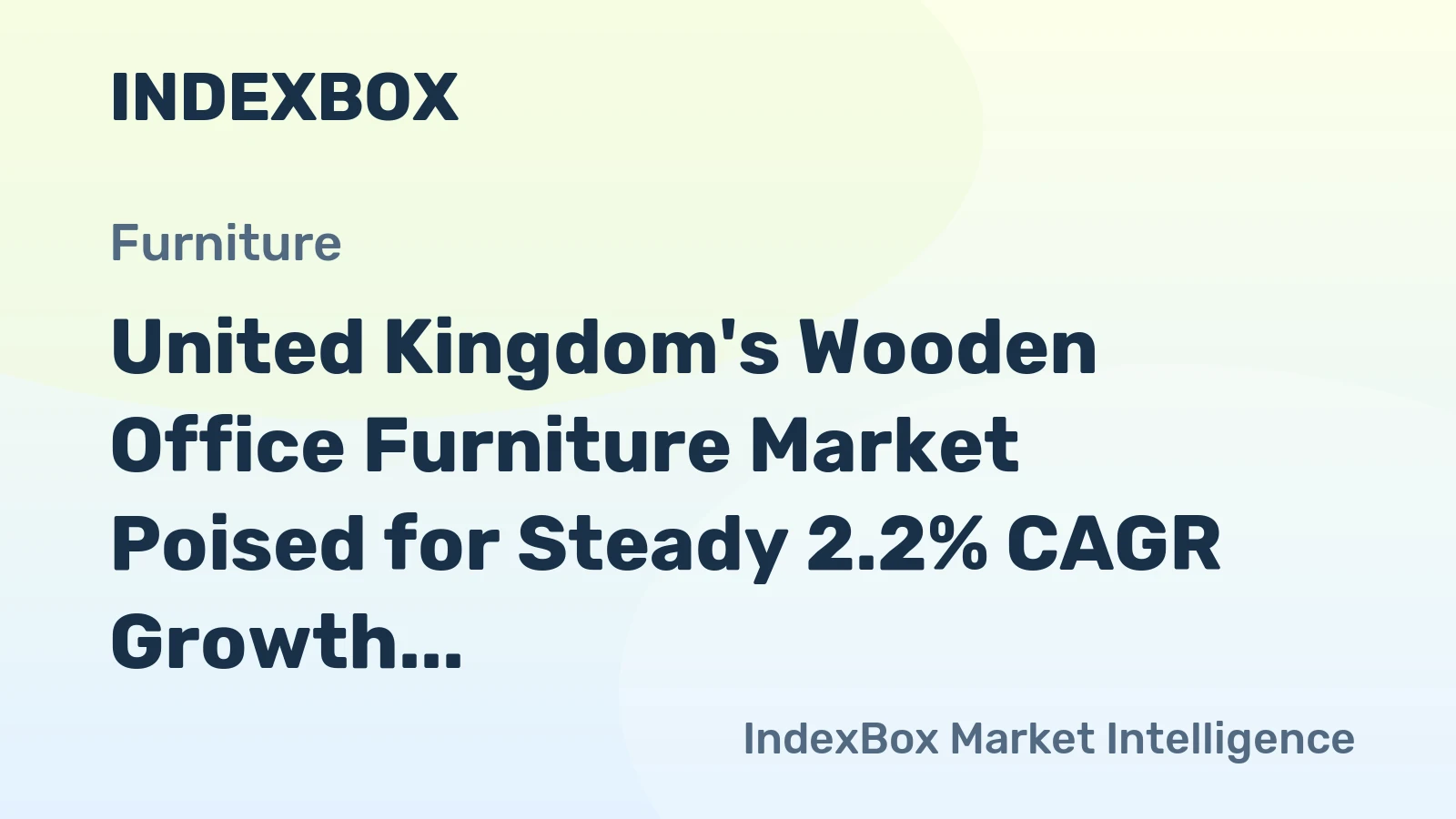 United Kingdom's Wooden Office Furniture Market Poised for Steady 2.2% CAGR Growth