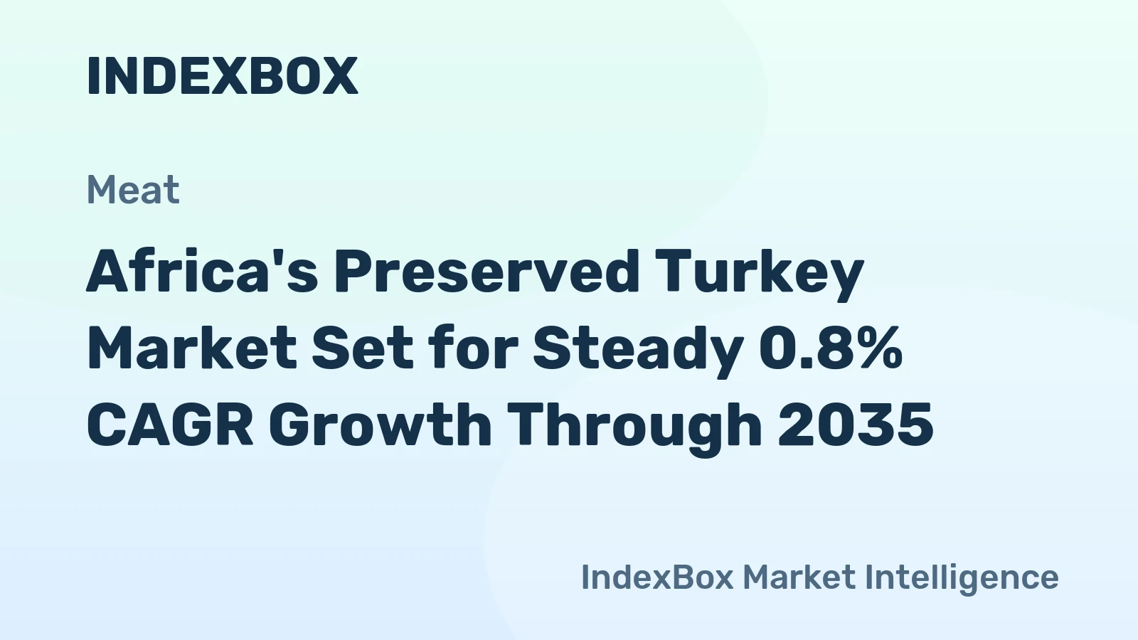 Africa's Preserved Turkey Market Set for Steady 0.8% CAGR Growth Through 2035