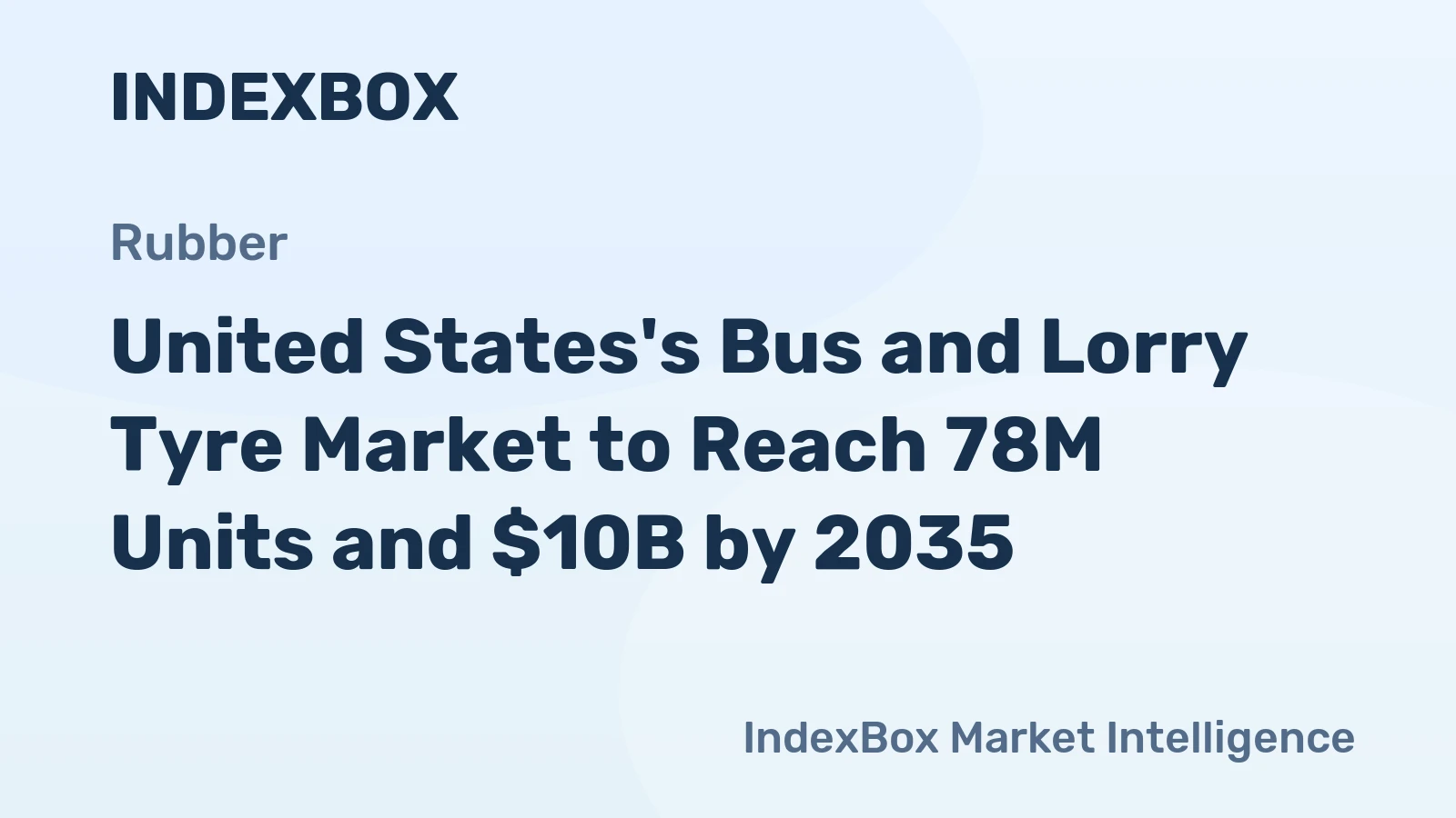 United States's Bus and Lorry Tyre Market to Reach 78M Units and $10B by 2035