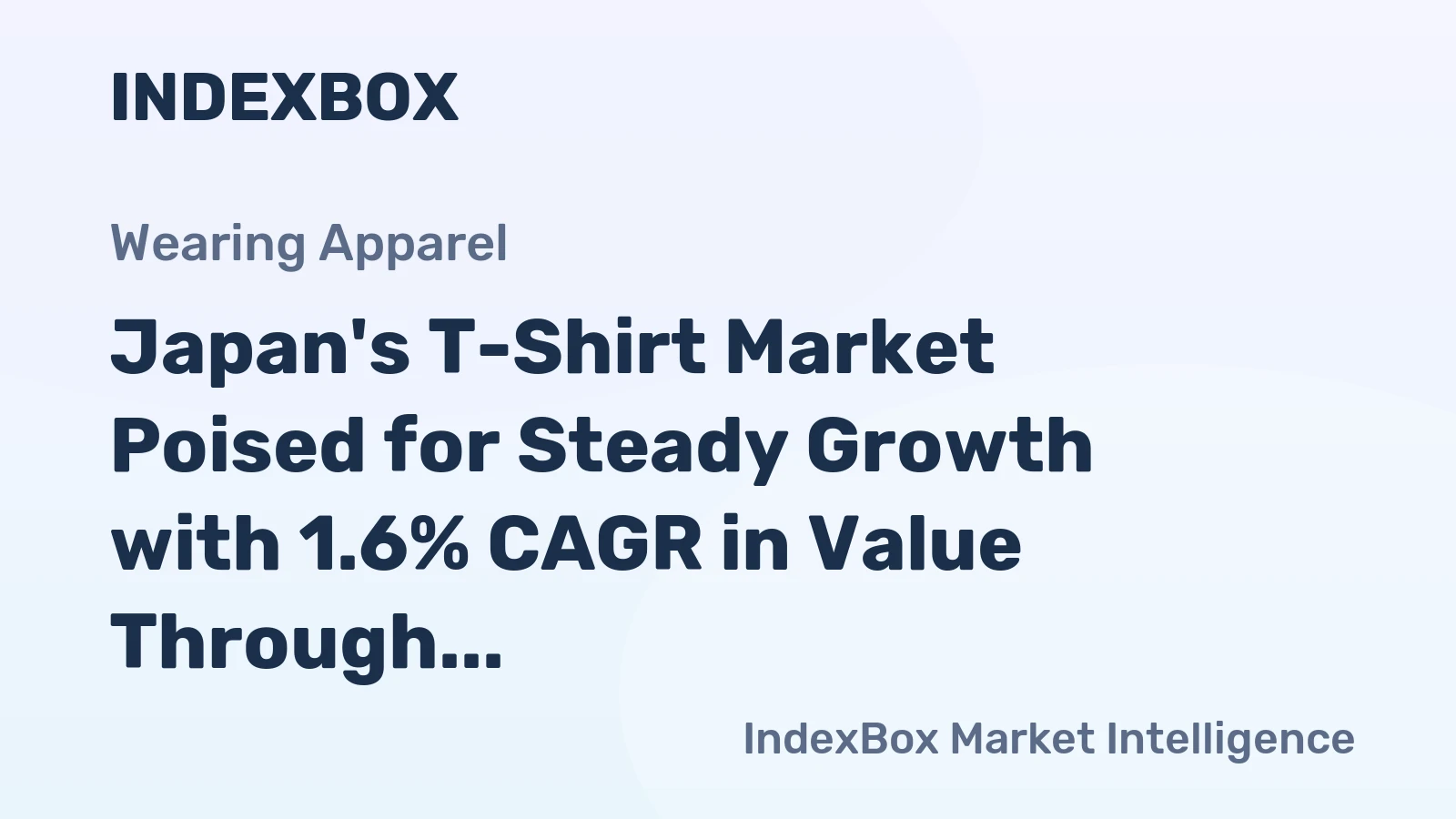 Japan's T-Shirt Market Poised for Steady Growth with 1.6% CAGR in Value Through 2035