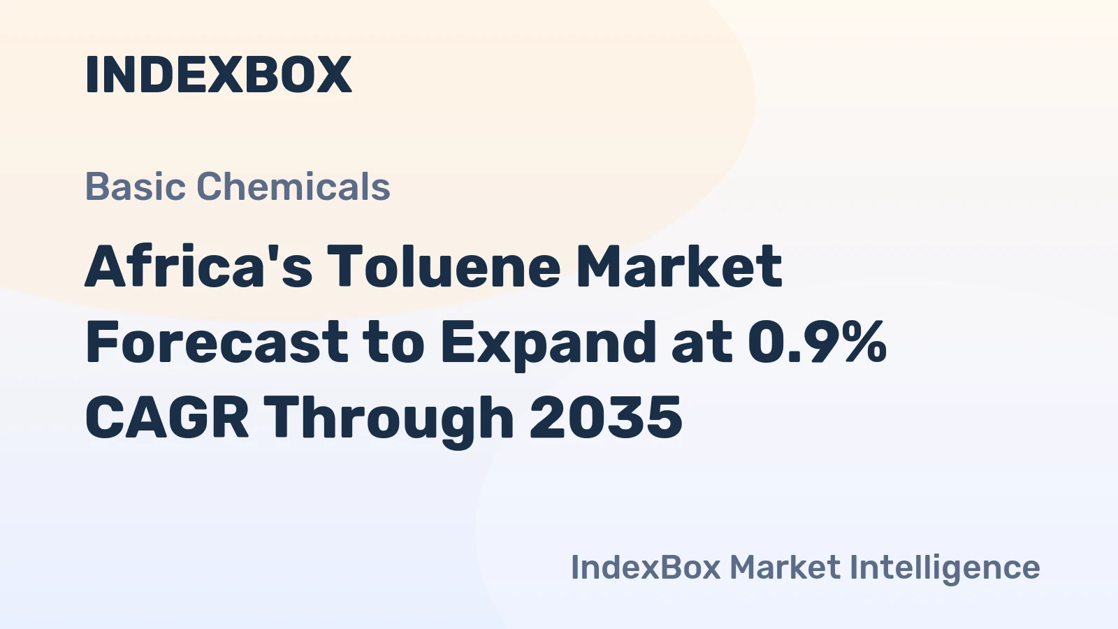 Africa's Toluene Market Forecast to Expand at 0.9% CAGR Through 2035