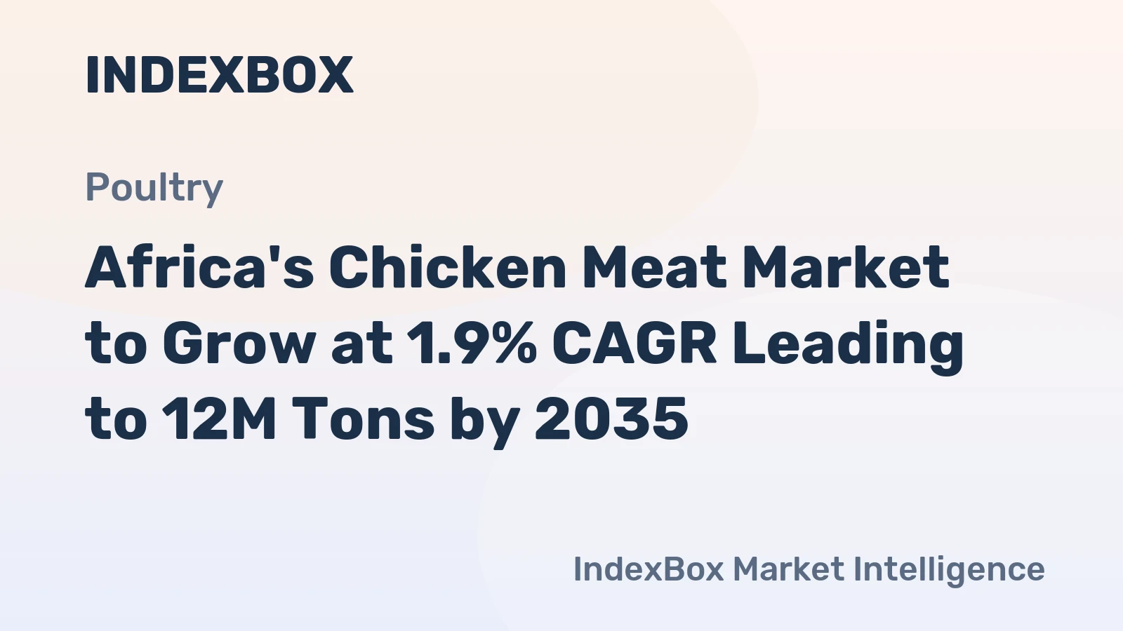 Africa's Chicken Meat Market to Grow at 1.9% CAGR Leading to 12M Tons by 2035