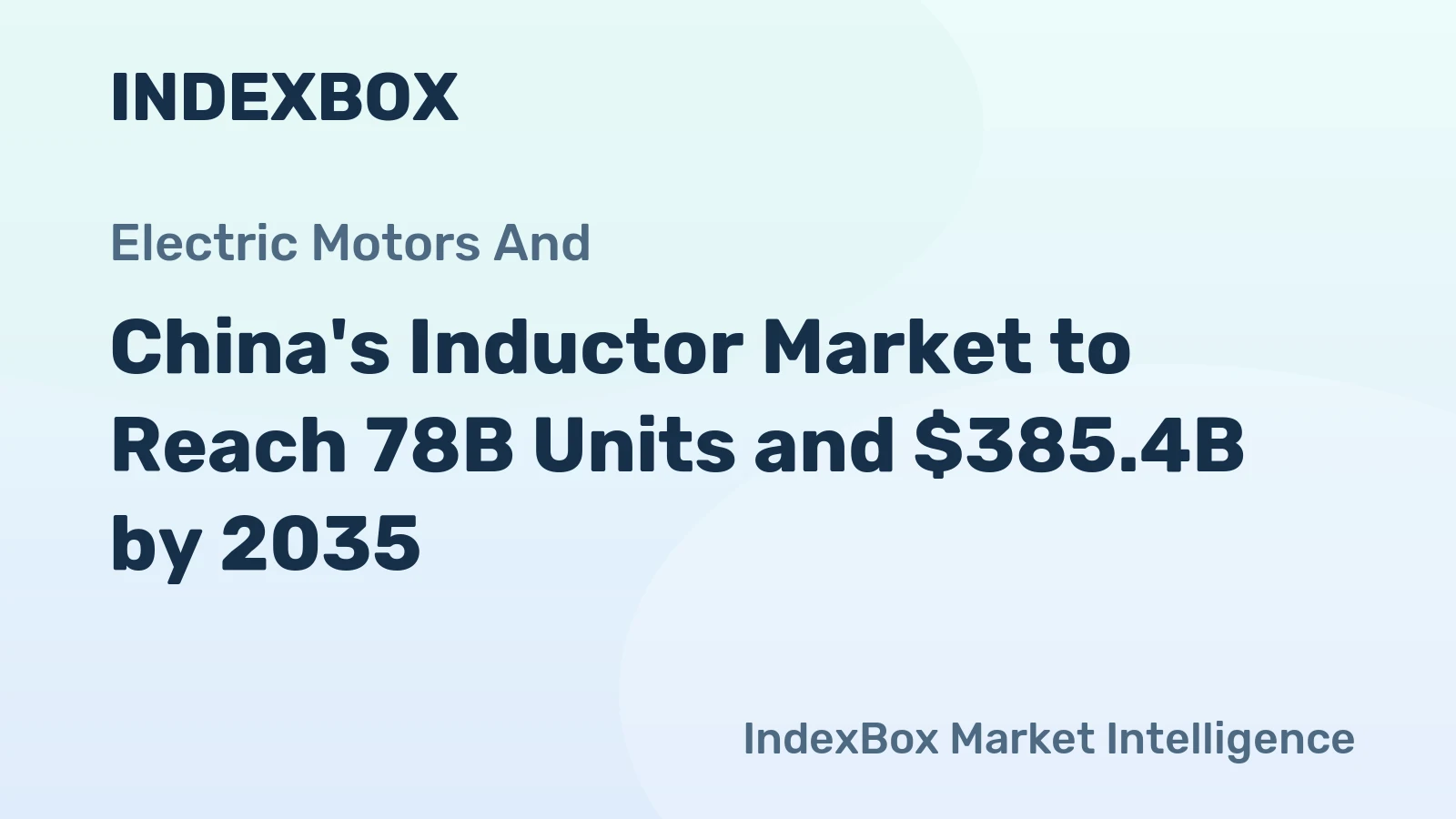 China's Inductor Market to Reach 78B Units and $385.4B by 2035