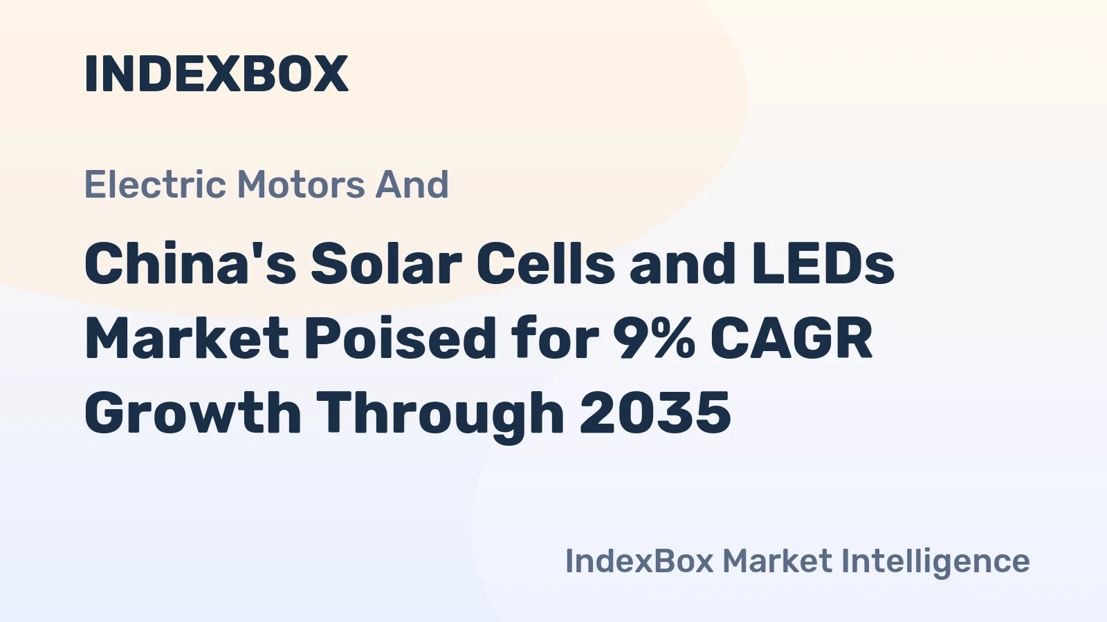 China's Solar Cells and LEDs Market Poised for 9% CAGR Growth Through 2035