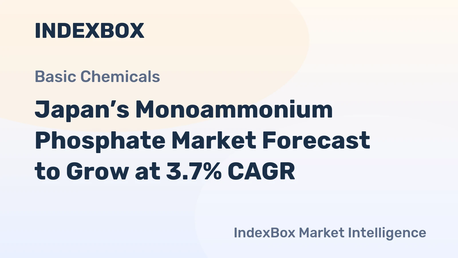 Japan’s Monoammonium Phosphate Market Forecast to Grow at 3.7% CAGR