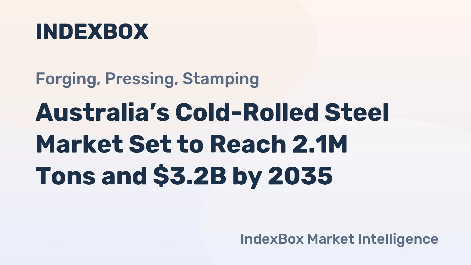 Australia’s Cold-Rolled Steel Market Set to Reach 2.1M Tons and $3.2B by 2035