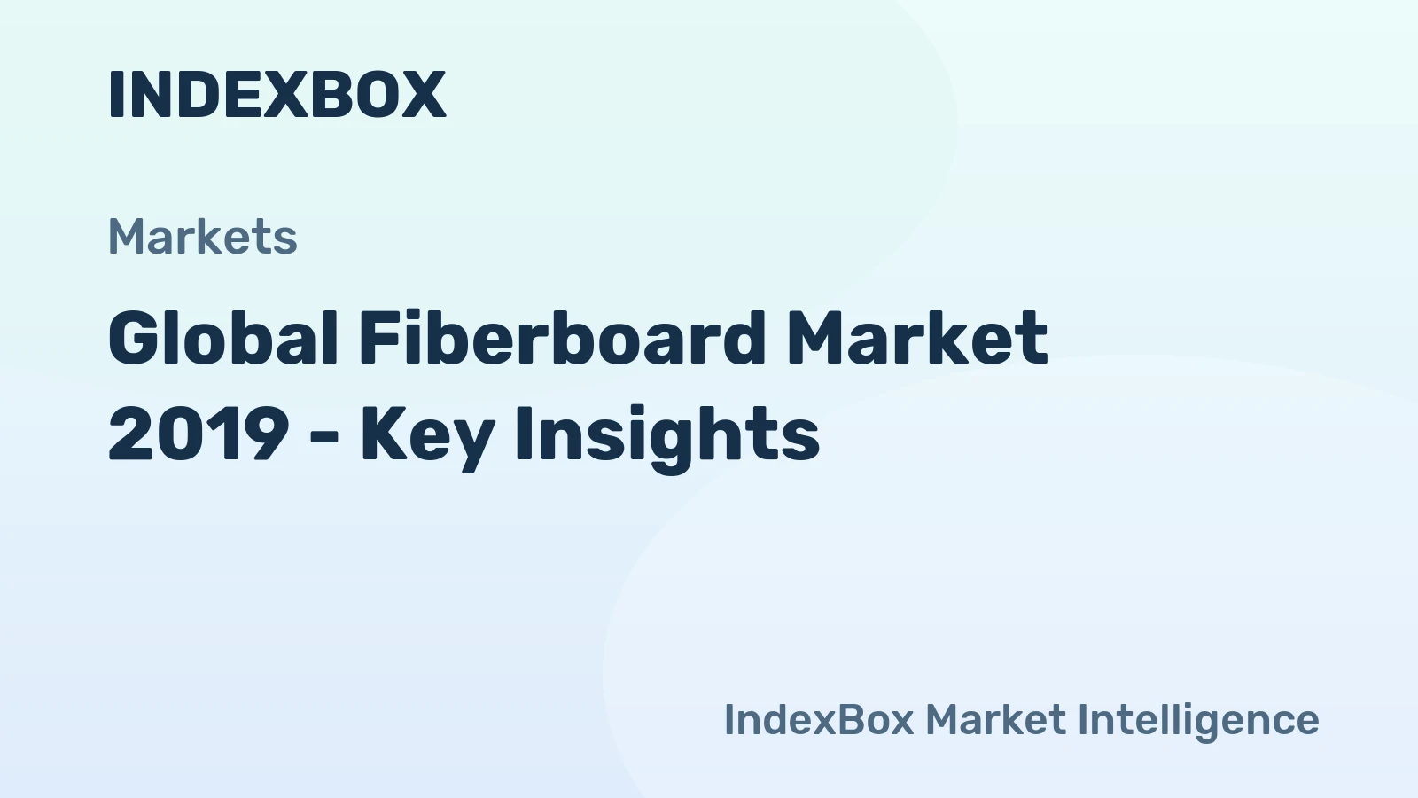 Global Fiberboard Market 2019 - Key Insights