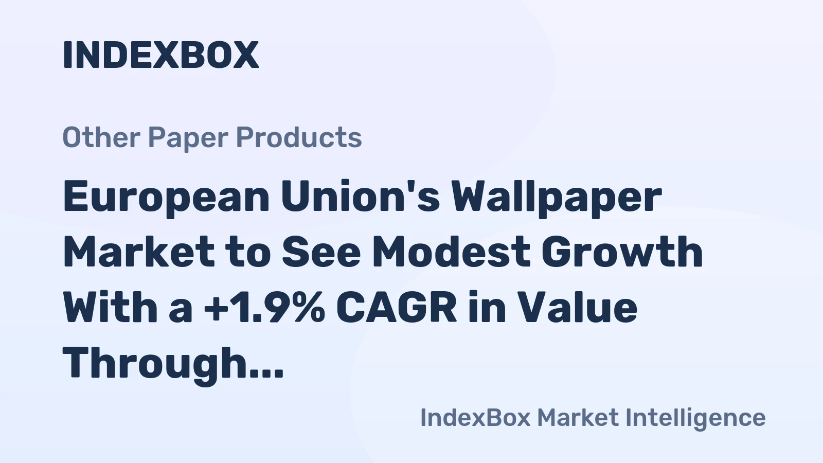 European Union's Wallpaper Market to See Modest Growth With a +1.9% CAGR in Value Through 2035
