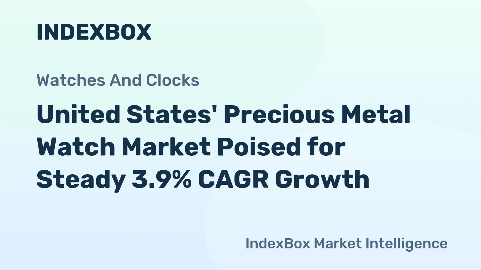 United States' Precious Metal Watch Market Poised for Steady 3.9% CAGR Growth