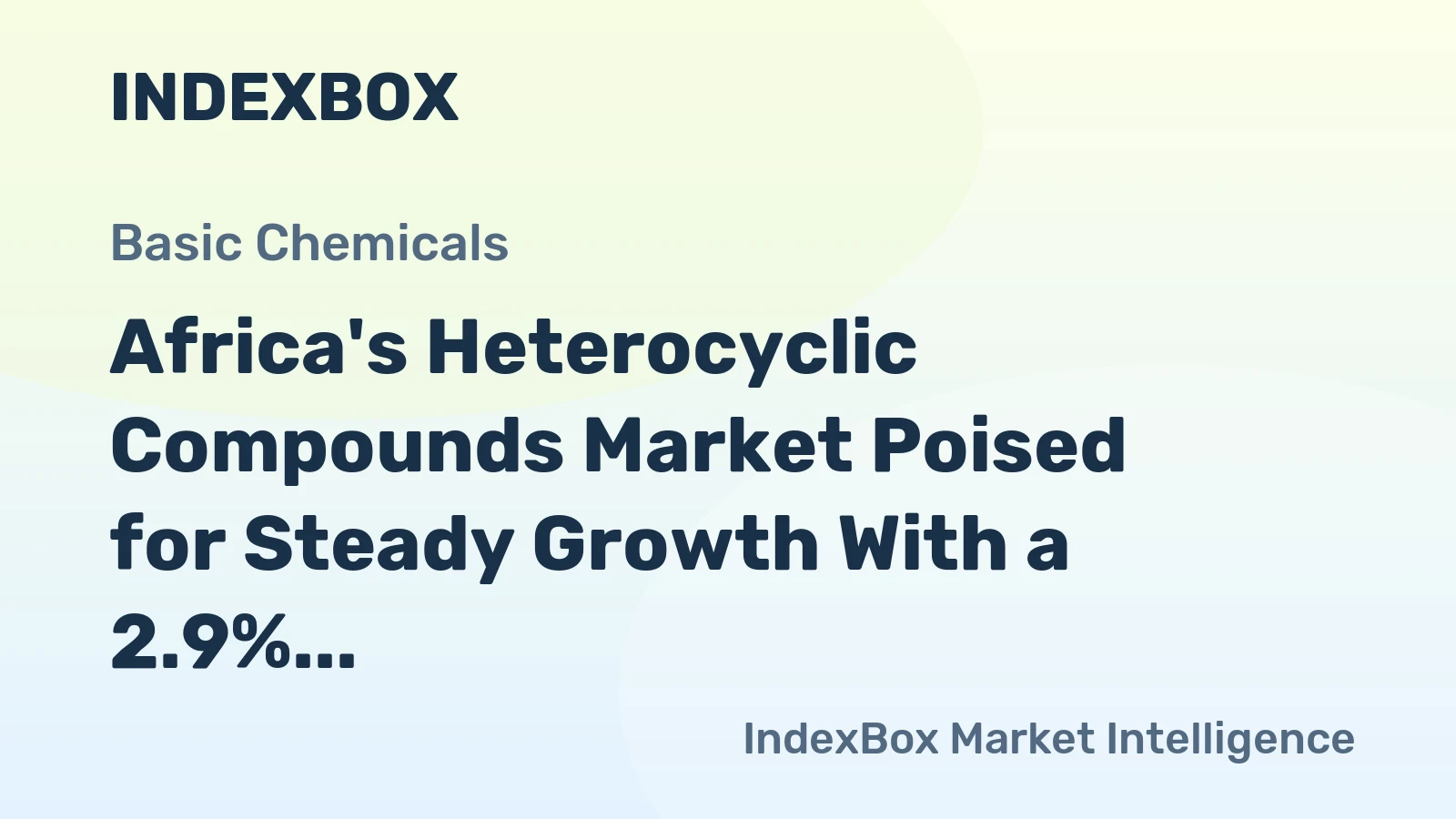 Africa's Heterocyclic Compounds Market Poised for Steady Growth With a 2.9% CAGR in Value Through 2035