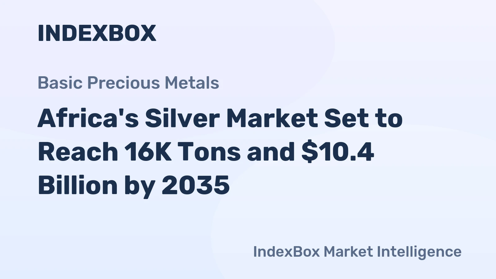Africa's Silver Market Set to Reach 16K Tons and $10.4 Billion by 2035