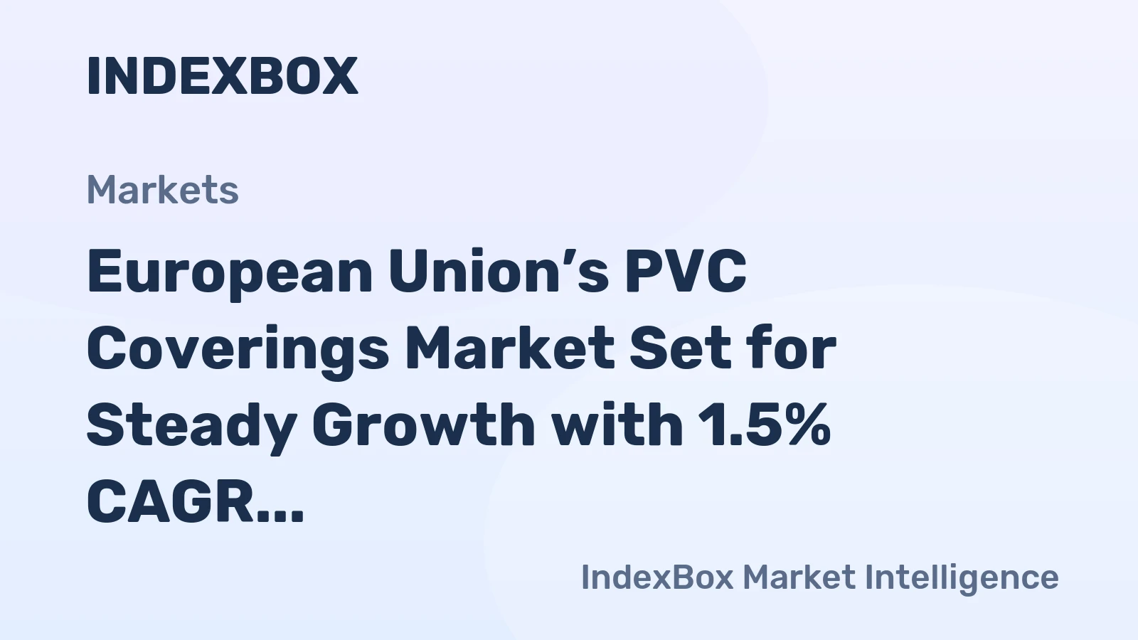 European Union’s PVC Coverings Market Set for Steady Growth with 1.5% CAGR Through 2035