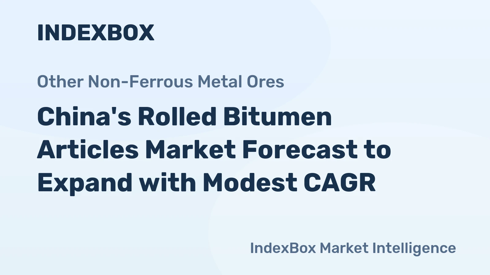 China's Rolled Bitumen Articles Market Forecast to Expand with Modest CAGR