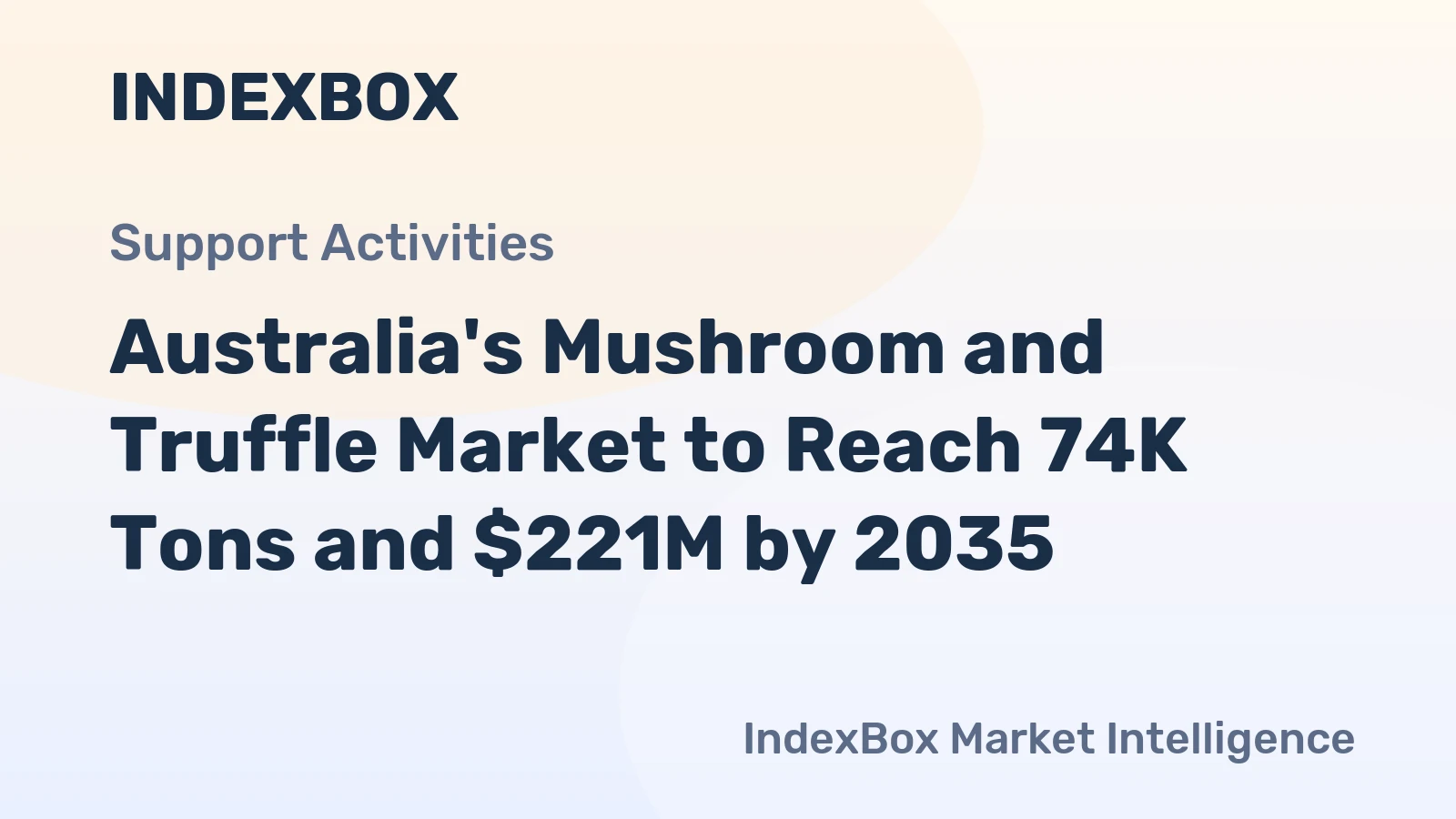 Australia's Mushroom and Truffle Market to Reach 74K Tons and $221M by 2035