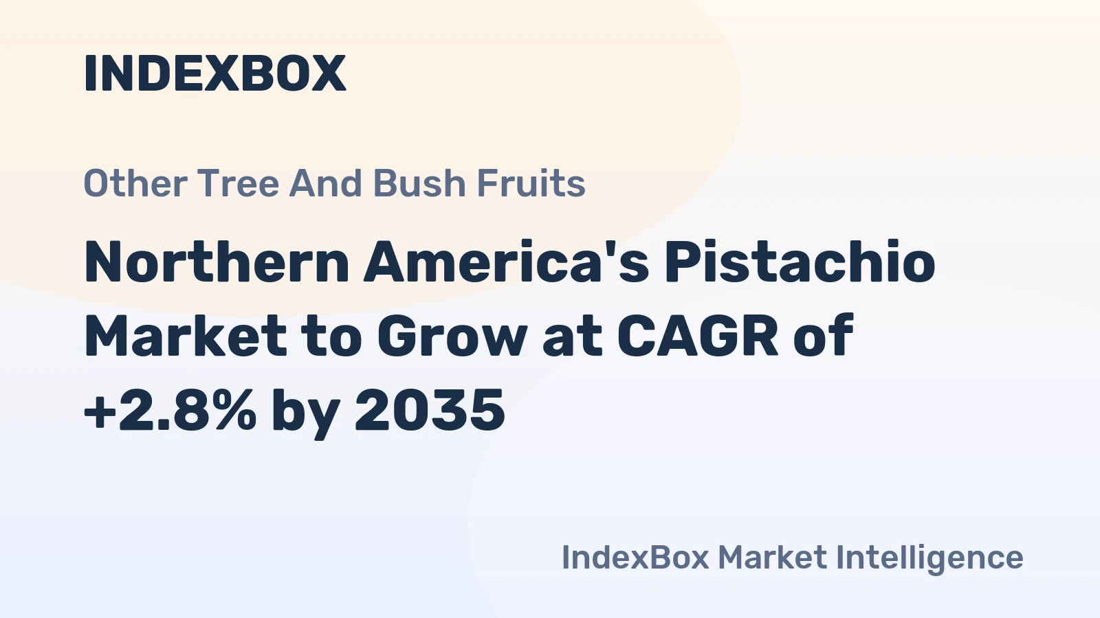 Northern America's Pistachio Market to Grow at CAGR of +2.8% by 2035