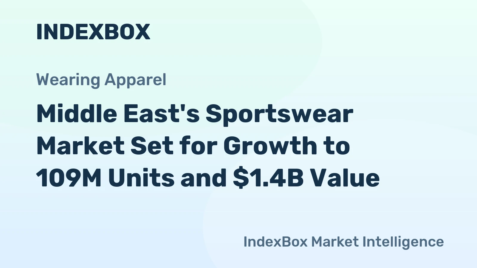 Middle East's Sportswear Market Set for Growth to 109M Units and $1.4B Value