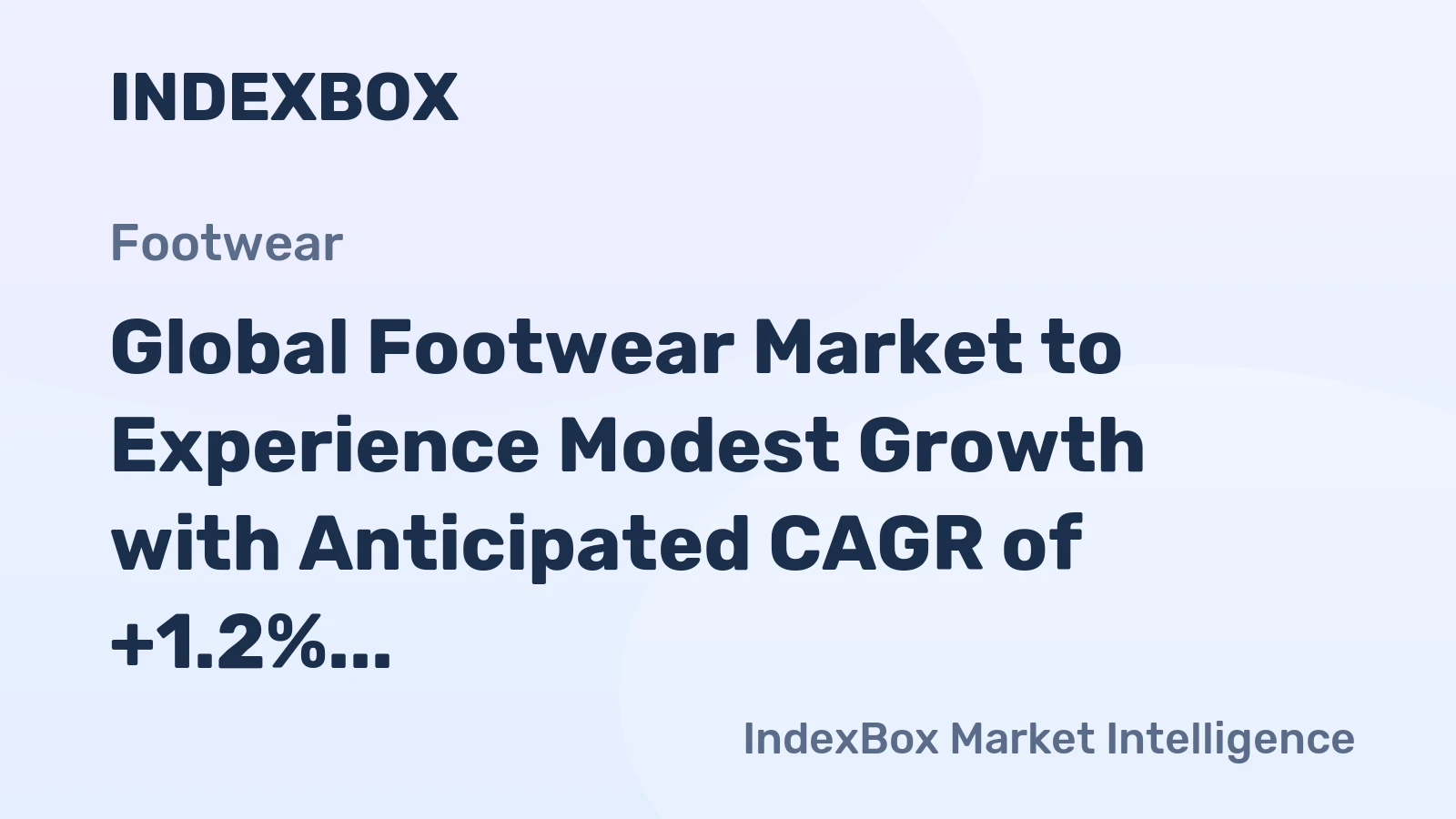 Global Footwear Market to Experience Modest Growth with Anticipated CAGR of +1.2% from 2024 to 2035