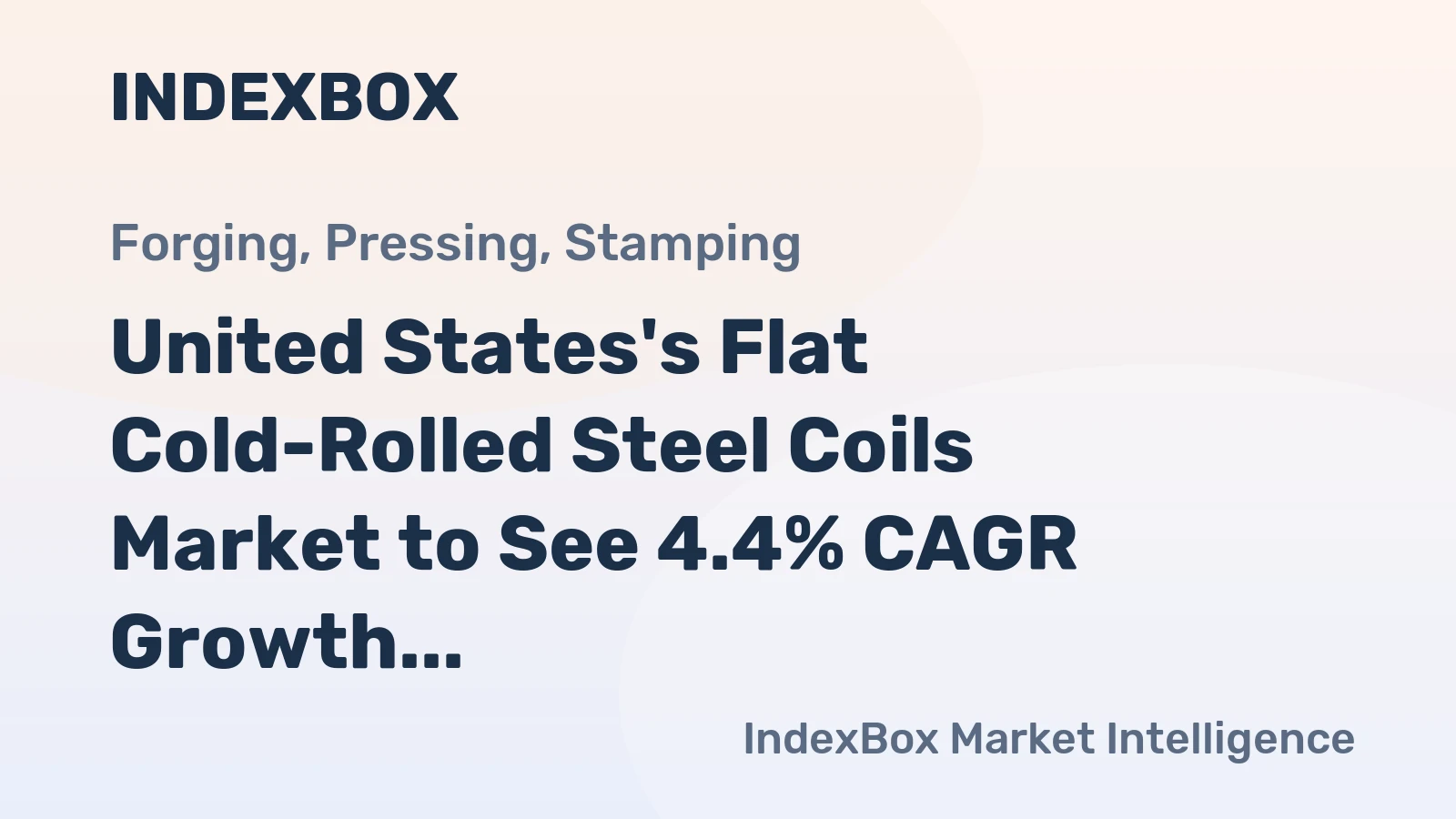 United States's Flat Cold-Rolled Steel Coils Market to See 4.4% CAGR Growth from 2024 to 2035