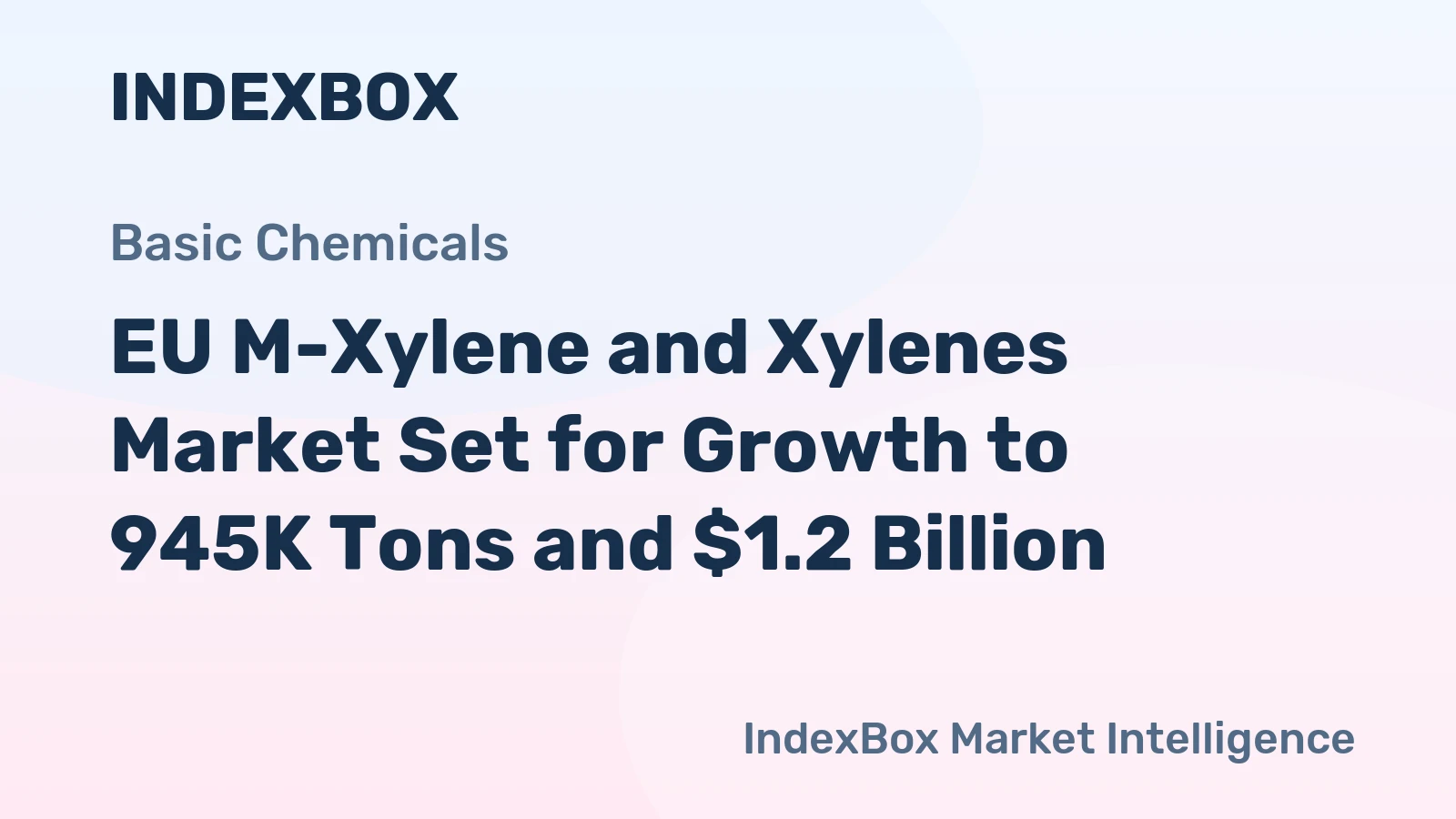 EU M-Xylene and Xylenes Market Set for Growth to 945K Tons and $1.2 Billion