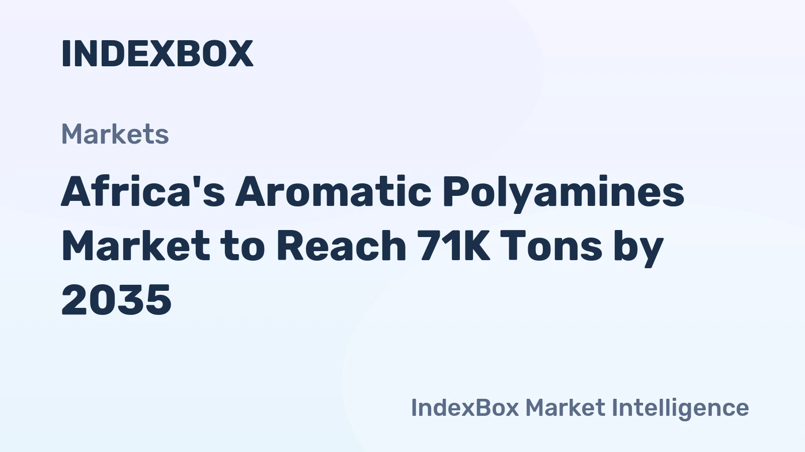 Africa's Aromatic Polyamines Market to Reach 71K Tons by 2035