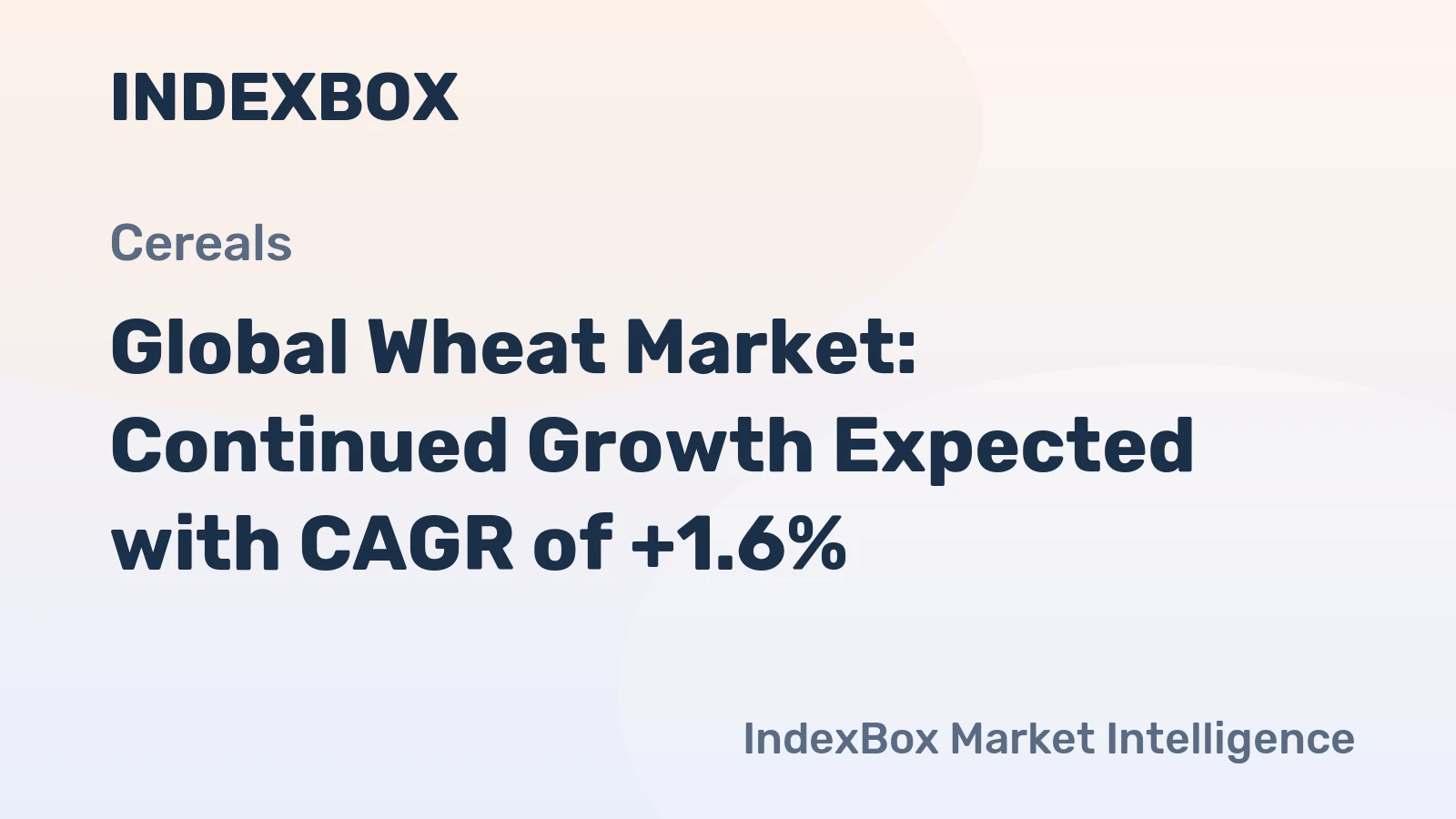 Global Wheat Market: Continued Growth Expected with CAGR of +1.6%