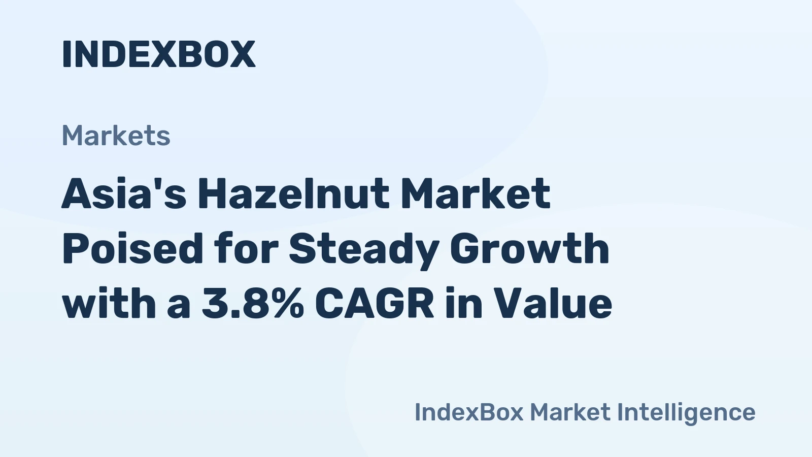 Asia's Hazelnut Market Poised for Steady Growth with a 3.8% CAGR in Value